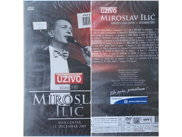 dvd Miroslav Ilić koncert Sava centar 2005 godina