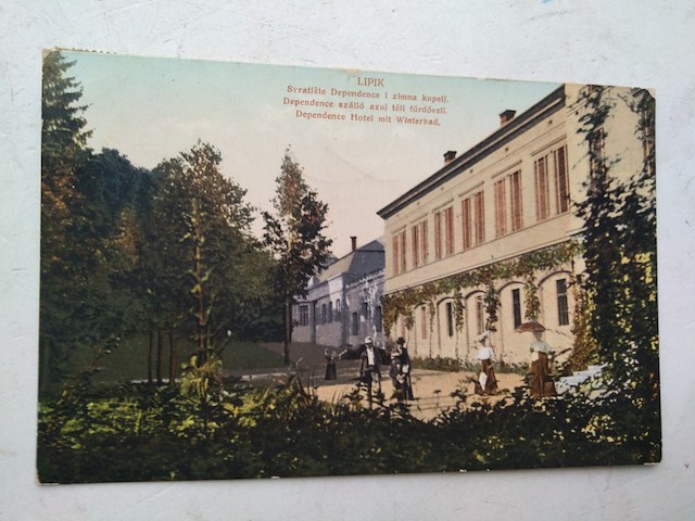 Lipik 1909. - Svratište depandansa - stara razglednica