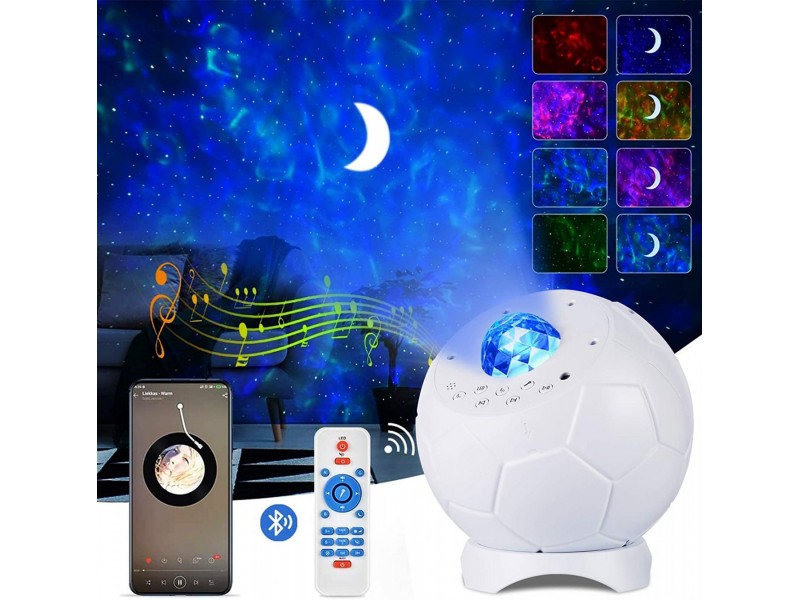 Zvezdano nebo Futbal projektor Bluetooth projektor