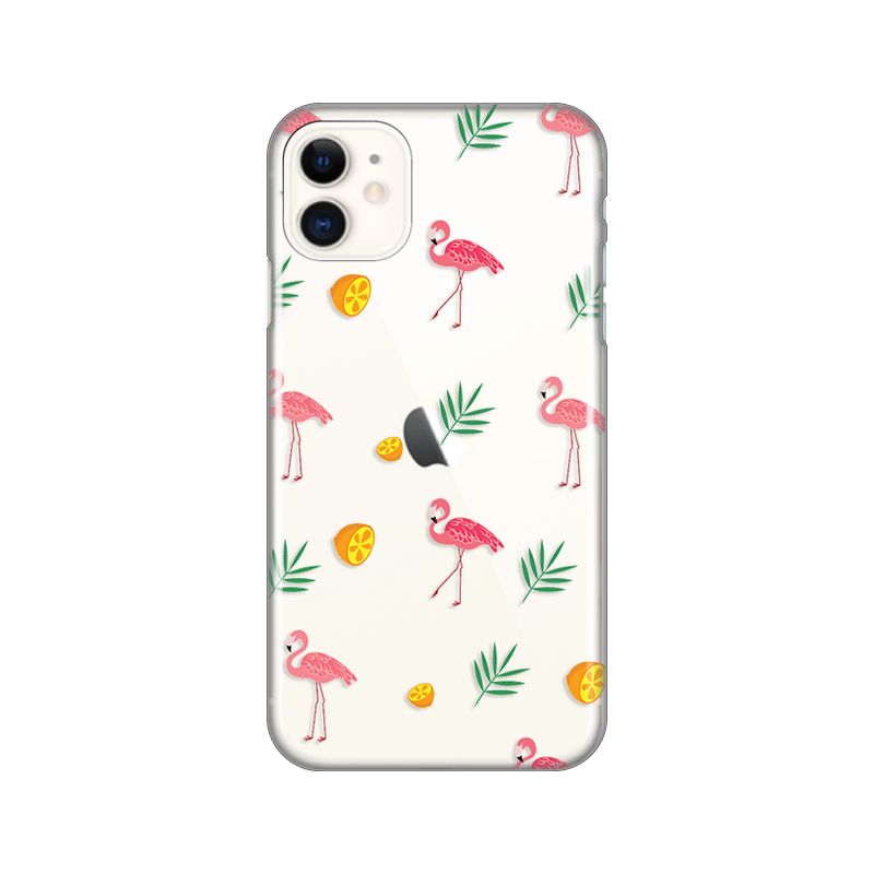 Maskica Silikonska Print Skin za iPhone 11 6.1 Flamingos