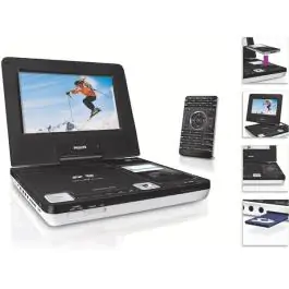 DVD 7" portable DVD/MP3/DViX,car adapter,read from DVD&SD card, iPod charger PHILIPS