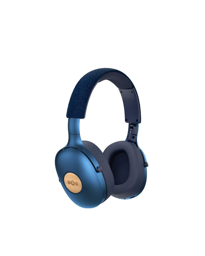 SLUŠALICE POSITIVE VABRITION XL ON-EAR HEADPHONES SIGNATURE DENIM BLUE House of Marley