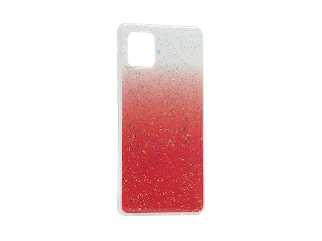 Futrola Glitter Ombre za Samsung N770F/A815F Galaxy Note 10 Lite/A81 crvena