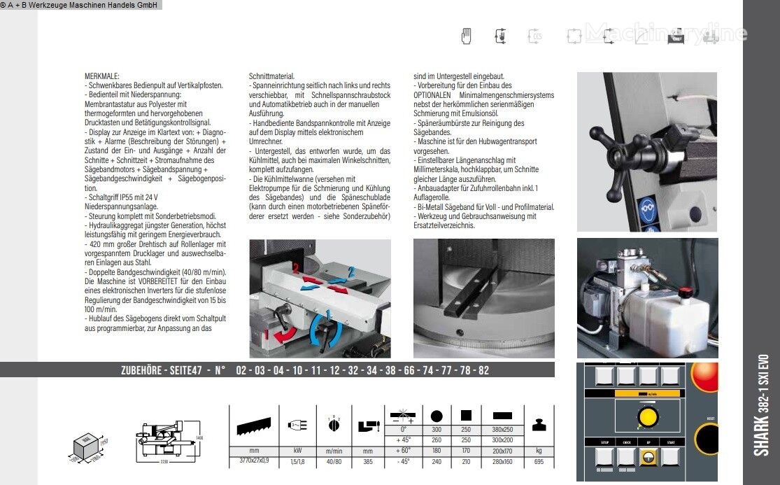 Nova MEP Halbautomat SHARK 382-1 SXI evo trakasta testera za metal