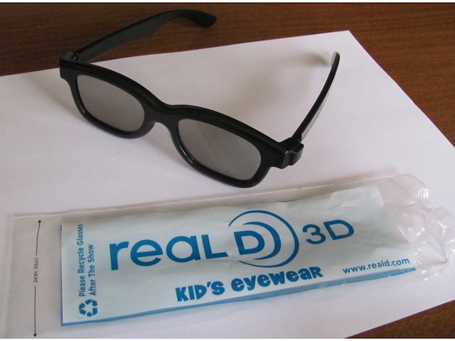 Real D 3D dečije naočare