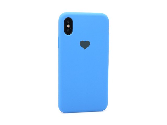 Futrola Heart za Iphone X/XS tamno plava