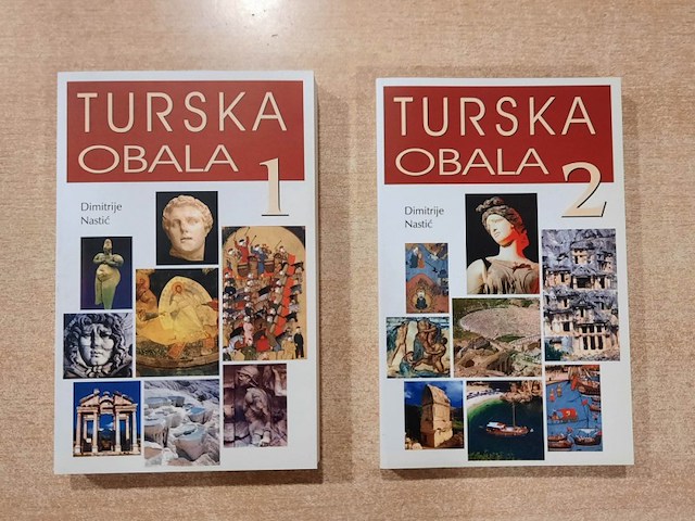 Dimitrije Nastic - Turska obala 1 i 2 (cena po knjizi)