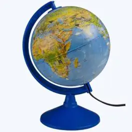 Svetleći globus sa životinjama ø 20 cm na engleskom jeziku