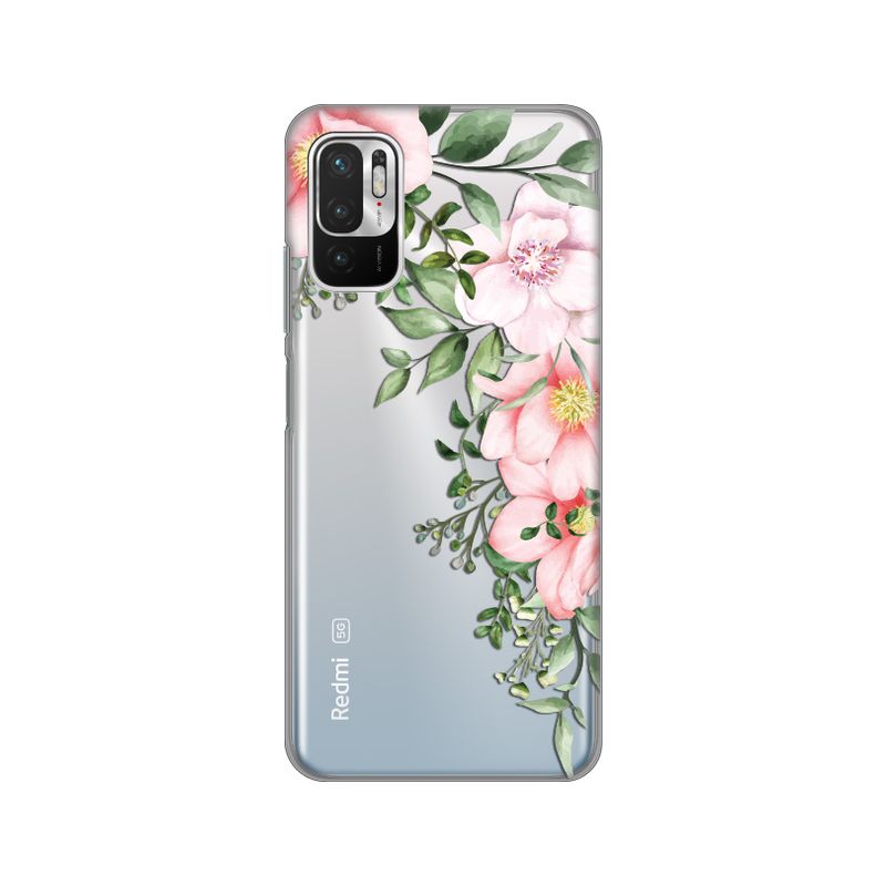 Maskica Silikonska Print Skin za Xiaomi Redmi Note 10 5G Gentle Rose Pattern