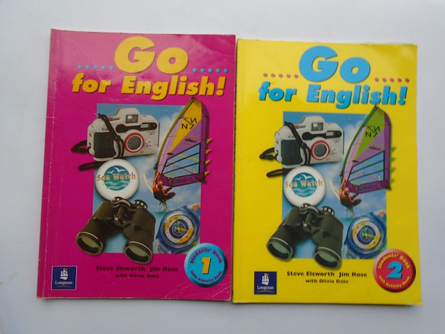Go for english 1-4, engleski 4 knjige, longman
