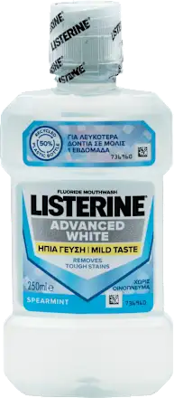 LISTERINEADVANCED WHITE - tečnost za ispiranje usta, 250 ml