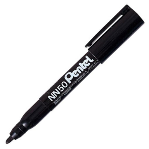 Permanentni marker CRNI okrugli vrh 2,5mm NN50, Pentel