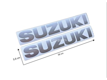 Suzuki Slova nalepnice sive - Nalepnice za motore - 1955