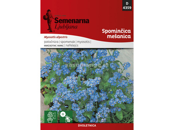 Cveće Spomenak - mešavina - seme Myosotis alpestris 5 kesica 4359