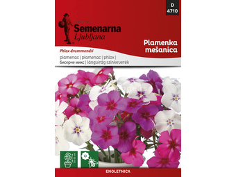 Seme za cveće Plamenac mešavina - Phlox drummondii 10 kesica 4710