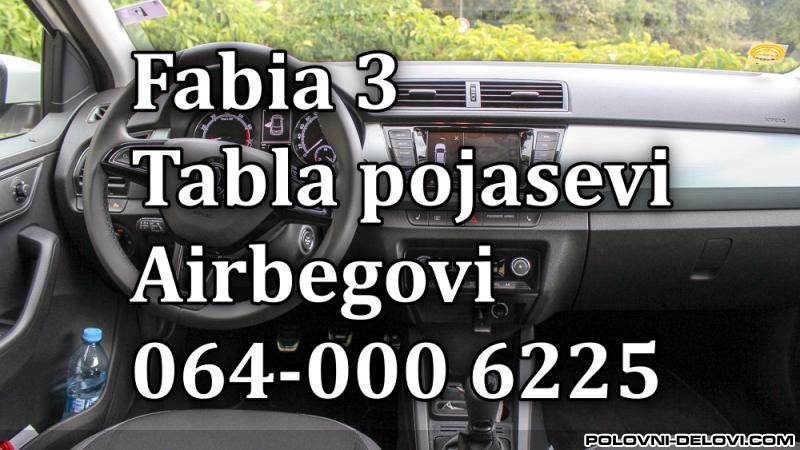 Skoda Fabia Skoda Fabia 3 Tabla Enterijer