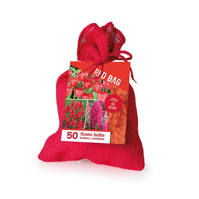 Cvetne lukovice Mix THE RED BAG 50/1