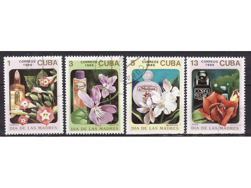 Kuba - cveće, parfemi 1989.