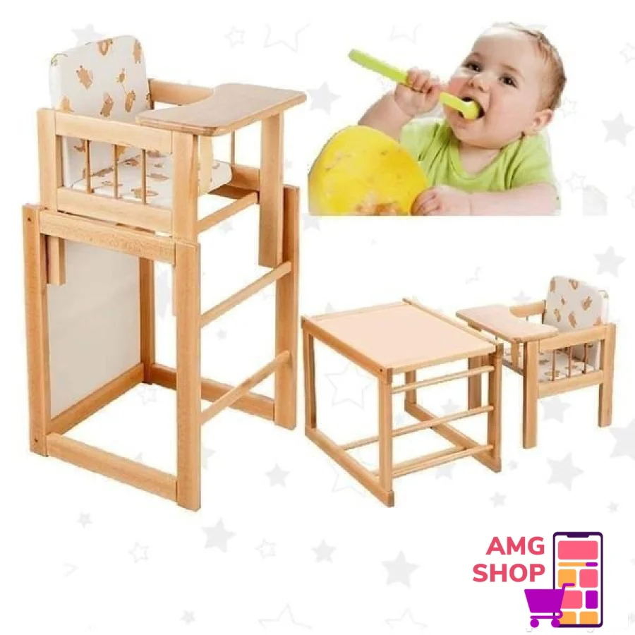 Drvena hranilica za bebe - Drvena hranilica za bebe