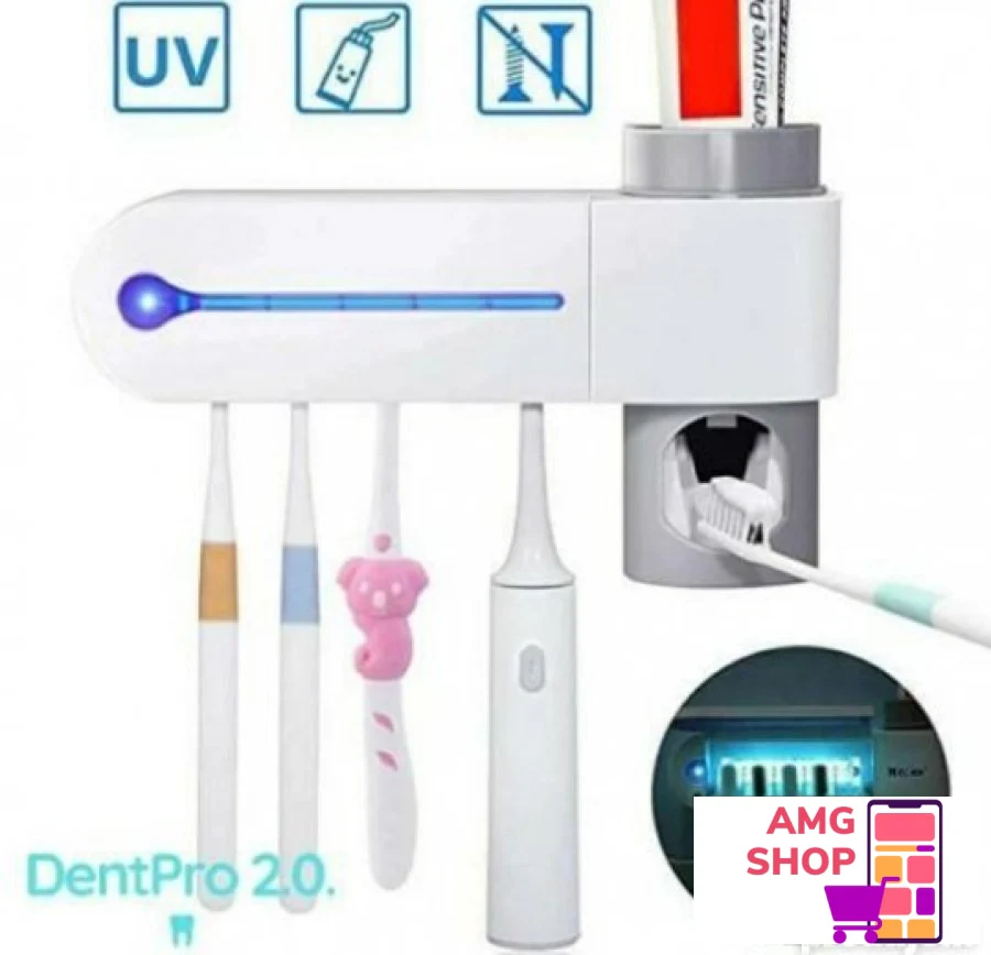 Držač za pastu za zube - sterilizator i držač za četkice - Držač za pastu za zube - sterilizator i držač za četkice