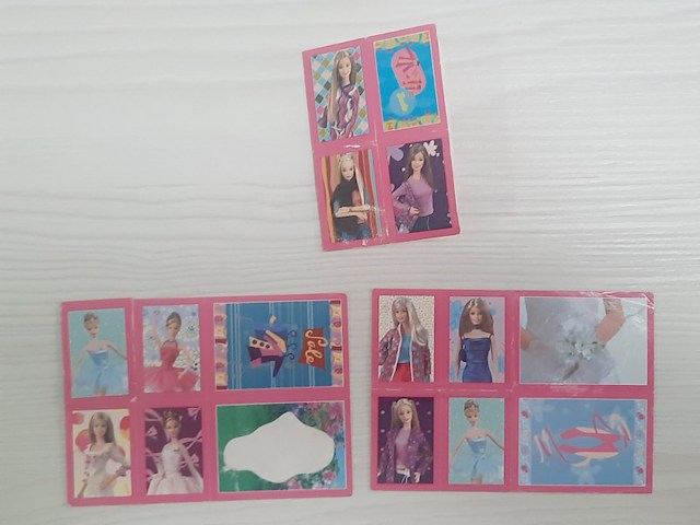 Barbie mini album sličice