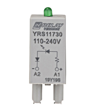 LED modul zeleni 110-240VAC za RS podnožje
S-Relay
