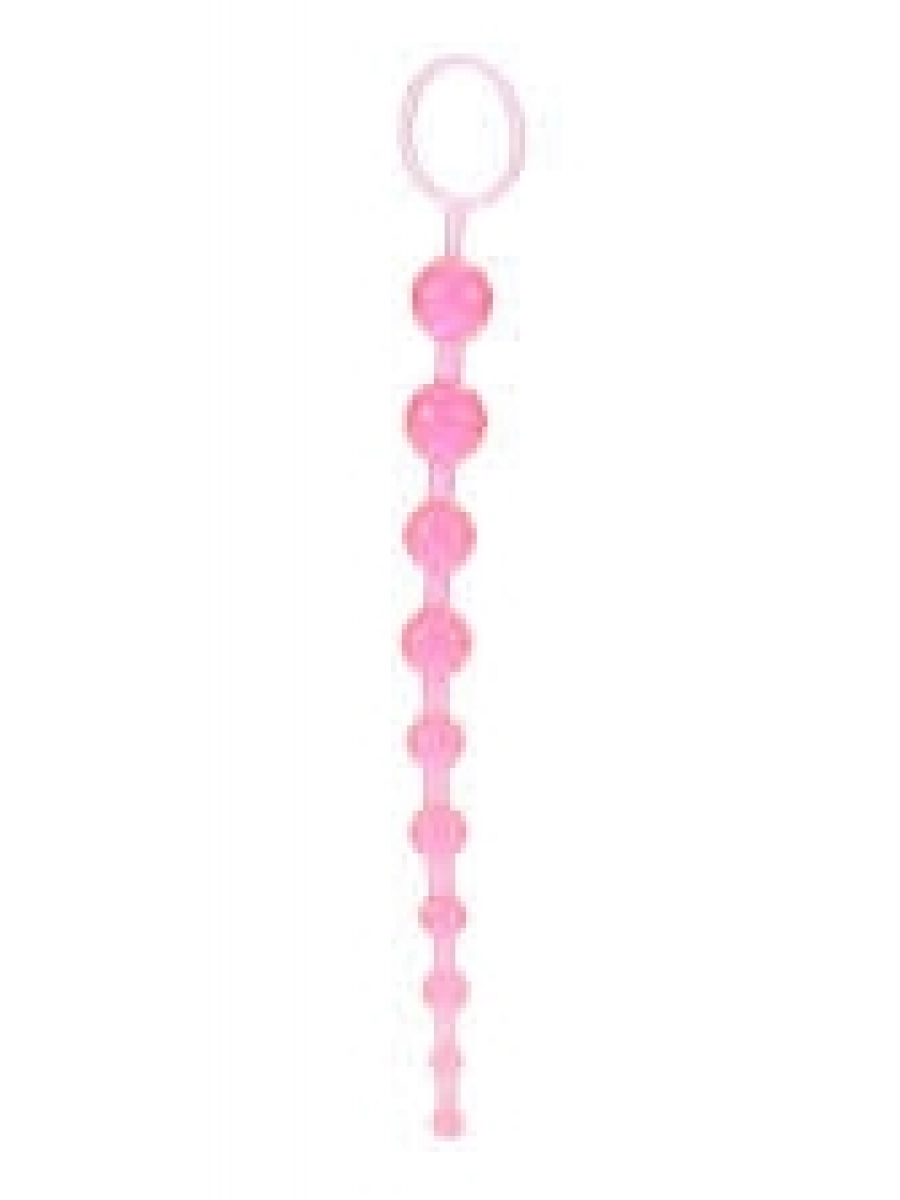Jelly Anal 10 Beads Pink Analne Kuglice