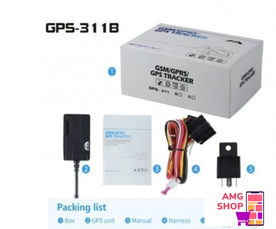 GPS za motor, skuter, trotinet Gps gsm traker 311B - GPS za motor, skuter, trotinet Gps gsm traker 311B