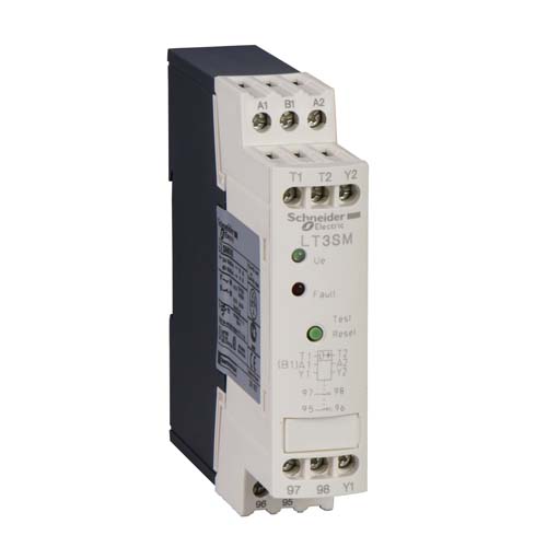 SE Thermistor protection units TeSys LT3 250VAC 50/60Hz 24 to 48VAC 50/60 Hz 1NO+1NC manual reset