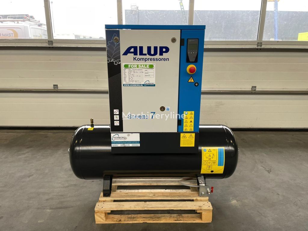 Novi Alup Sonetto 7.5 + 200 Elektrische Schroefcompressor 5.5 kw 780 L / m stacionarni kompresor