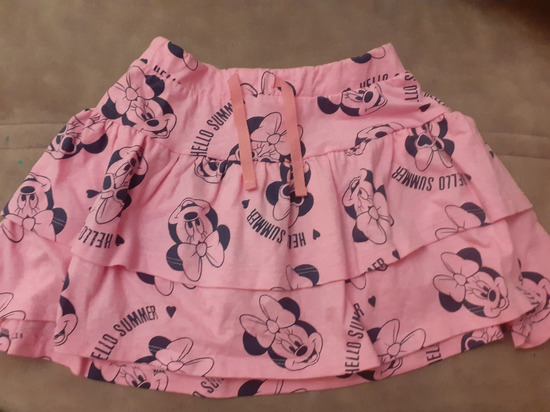Nova Minnie Mouse roze pamucna suknjica, 122