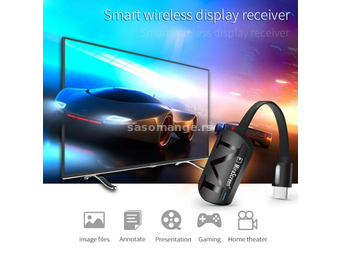 Chromecast MiraScreen G4 Plus Wi-Fi HDMI prijemnik za TV