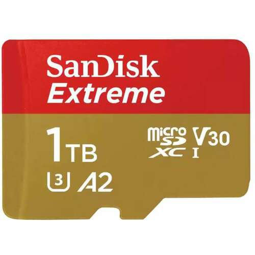 SANDISK SDXC 1TB Extreme micro 190MB/s UHS-I Class10 U3 V30 + ADAPTER