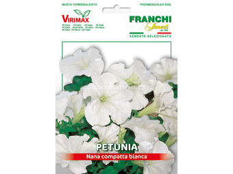 Cveće Petunija niska bela - seme 10 kesica Franchi Sementi Virimax