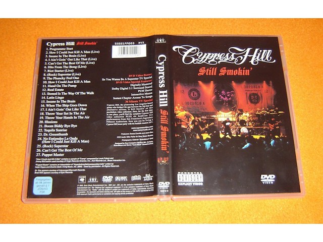 CYPRESS HILL - Still Smokin` (DVD) Made in Germany
