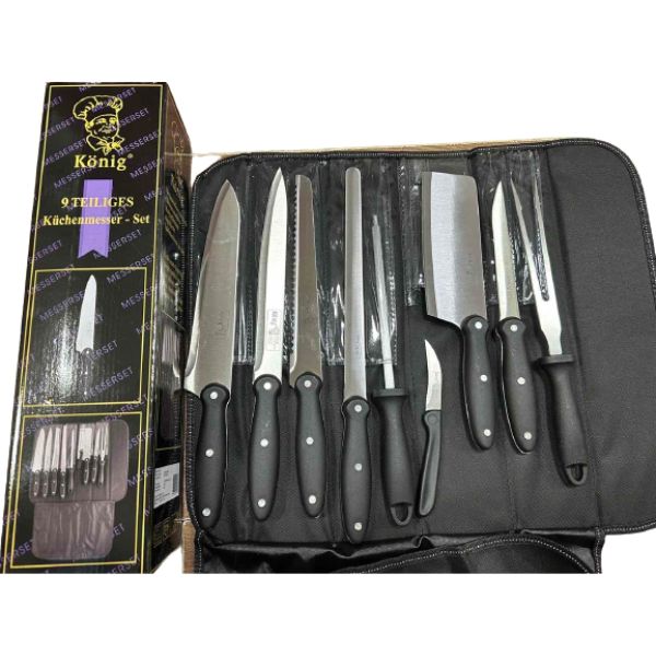 Set kuhinjskih noževa – 9 delova Konig