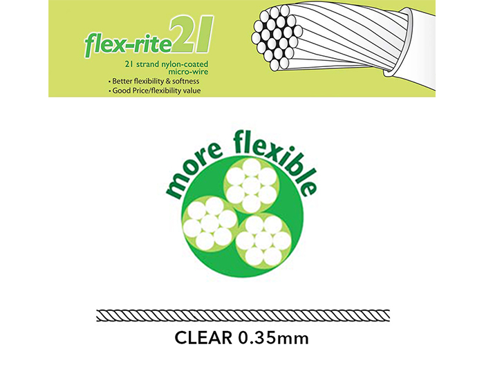 Sajla čelična Flex-rite® _21 struna 0,35mm (1m)