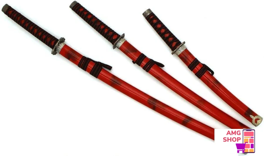 Set katane samurajski ukrasni nozevi - Set katane samurajski ukrasni nozevi