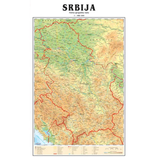 SRBIJA – MINI – geografska