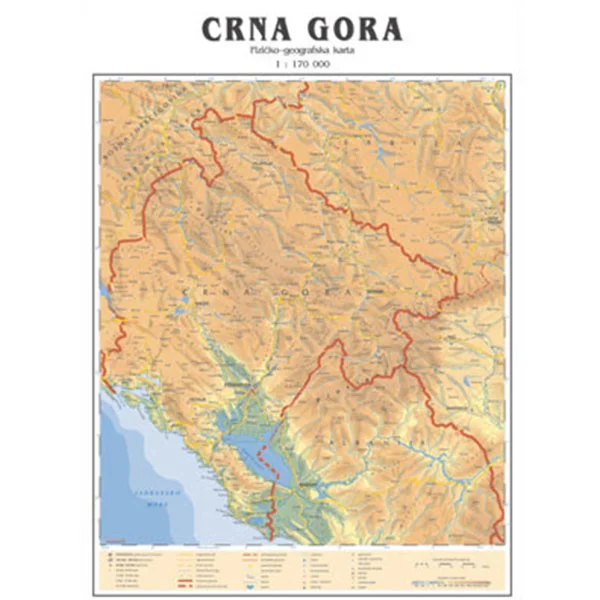 CRNA GORA – geografska