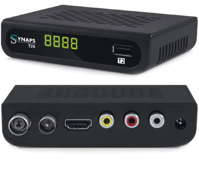 Digitalni risiver SYNAPS Set Top Box T20 DVB-T2