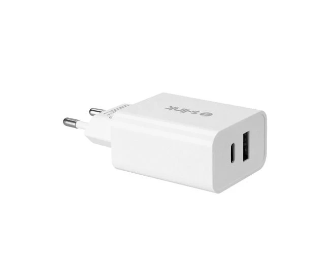 S-link SL-EC60 kućni punjač za telefon USB A/USB C 20W 5V 3A