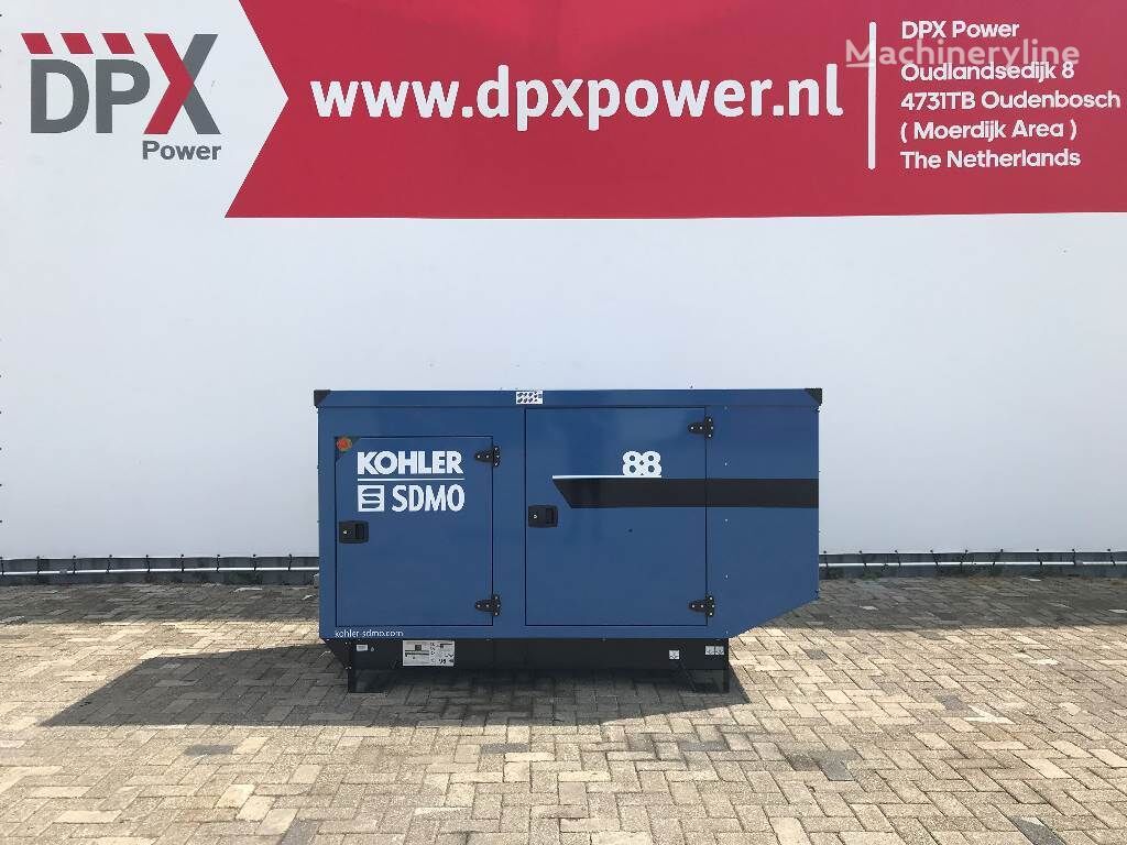 Novi SDMO J88 - 88 kVA Generator - DPX-17105 diesel generator