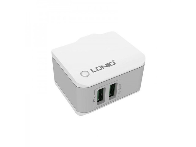 Kucni punjac LDNIO A2203 2xUSB 5V/2.4A microUSB beli