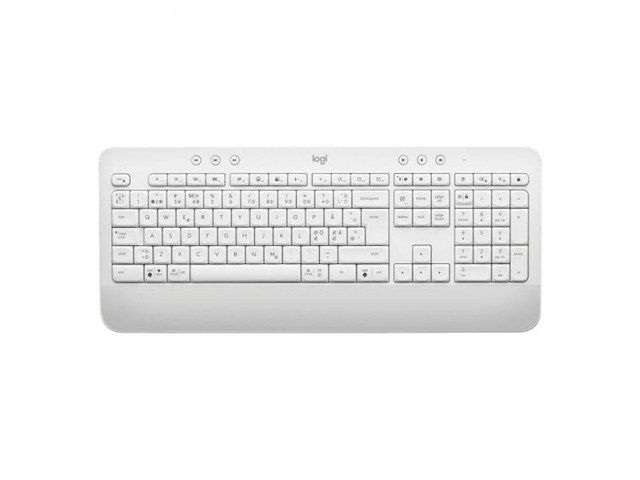 Logitech K650 Signature Wireless US bela tastatura
