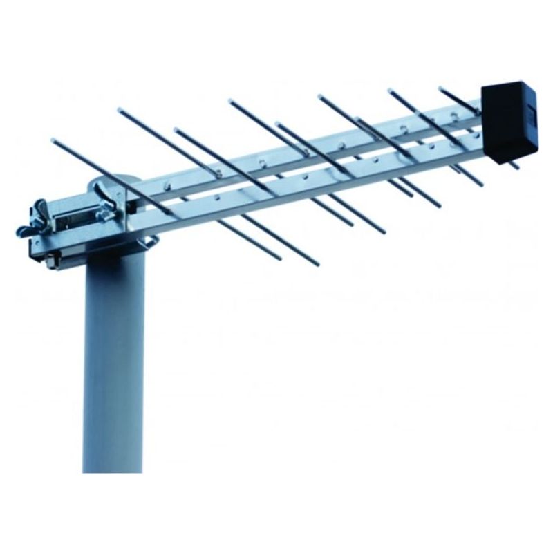 GMB-20X-Midi RF Konektor Spoljna 20-30db TV loga, 44cm, UHF/VHF/DVB-T2