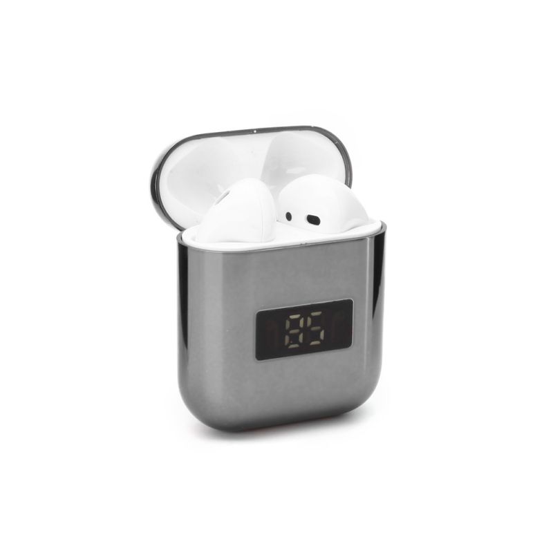 Bluetooth slusalice Airpods A88 metalic mirror crne