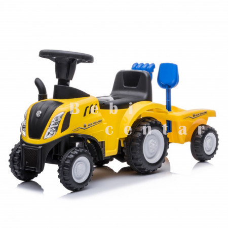 Igračka guralica traktor sa prikolicom