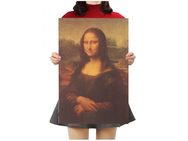 Poster Retro Mona Lisa