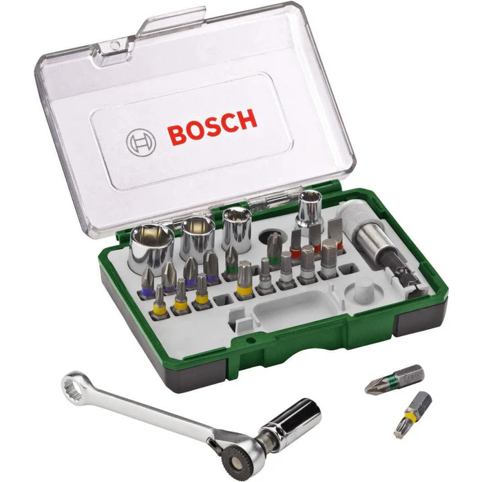 Bosch 27-delni set bitova i čegrtaljki (2607017160)